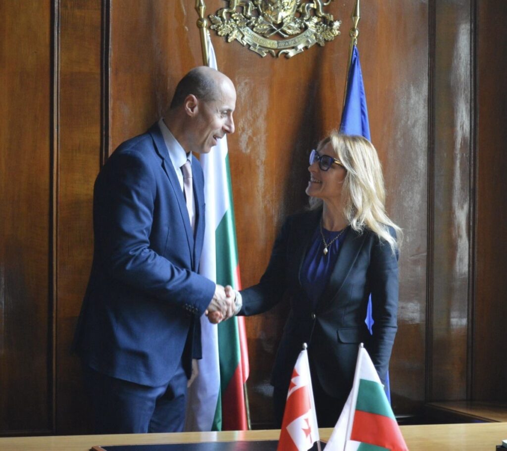 Министър Стойчева и посланикът на Грузия обсъдиха двустранните отношения в областта на